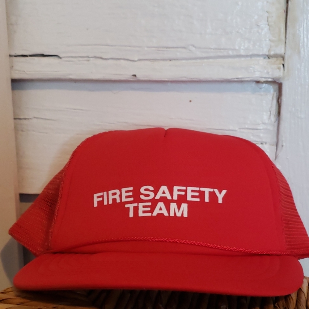 Fire Safety Vintage Trucker Cap - Gem